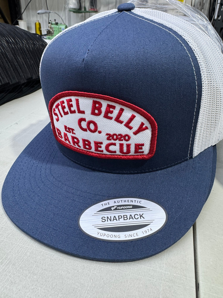 Merrow Patch Hat Blue & White – steelbellybbq