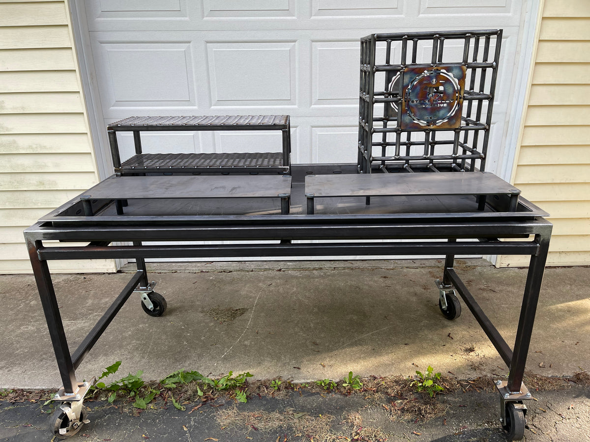 Steel Belly Barbecue live fire cooking table – steelbellybbq